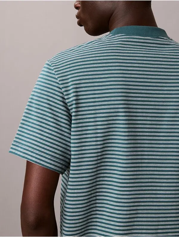 Calvin Klein Stripe Relaxed T-shirt - Vineyard
