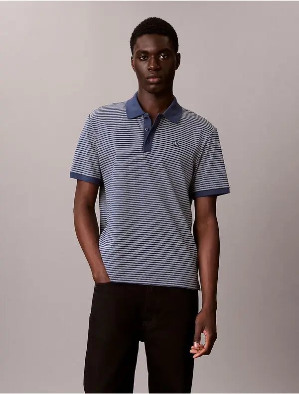 Calvin Klein Varsity Stripe Polo Shirt