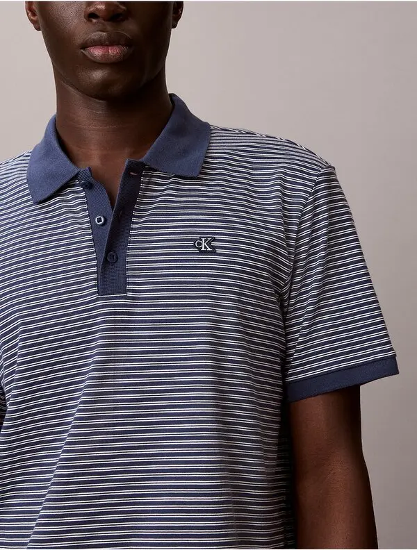 Calvin Klein Varsity Stripe Polo Shirt