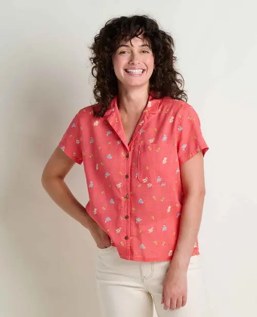TOAD & CO Camp Cove Shirt - Crabapple Print