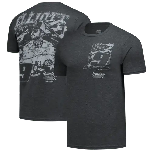 CLASSIC INK Chase Elliott Lifestyle Tri-blend T-shirt - Heather Gray