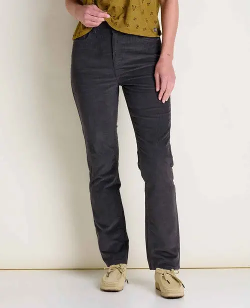 TOAD & CO Coaster Cord Slim Pants - Soot