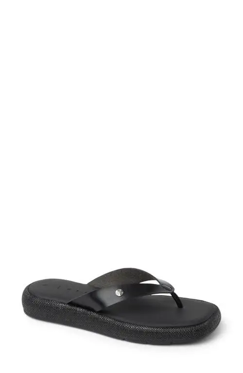 Reef Sunset Low Maya Flip Flop - Black/black