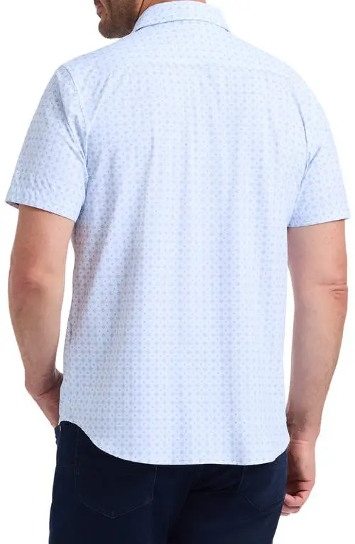 Robert Graham Brompton Knit Short Sleeve Button-up Shirt