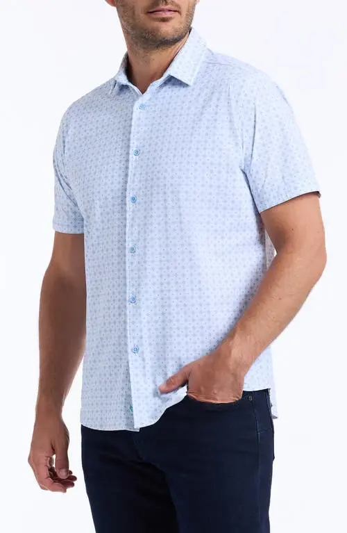Robert Graham Brompton Knit Short Sleeve Button-up Shirt