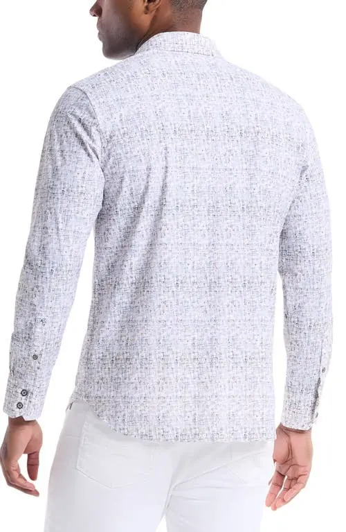Robert Graham Hammersmith Knit Button-up Shirt - White Multi