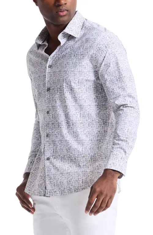 Robert Graham Hammersmith Knit Button-up Shirt - White Multi