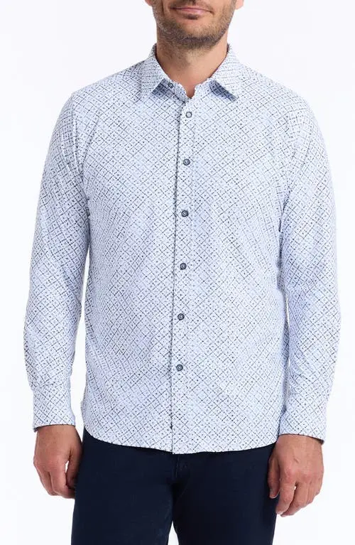 Robert Graham Montagu Knit Button-up Shirt