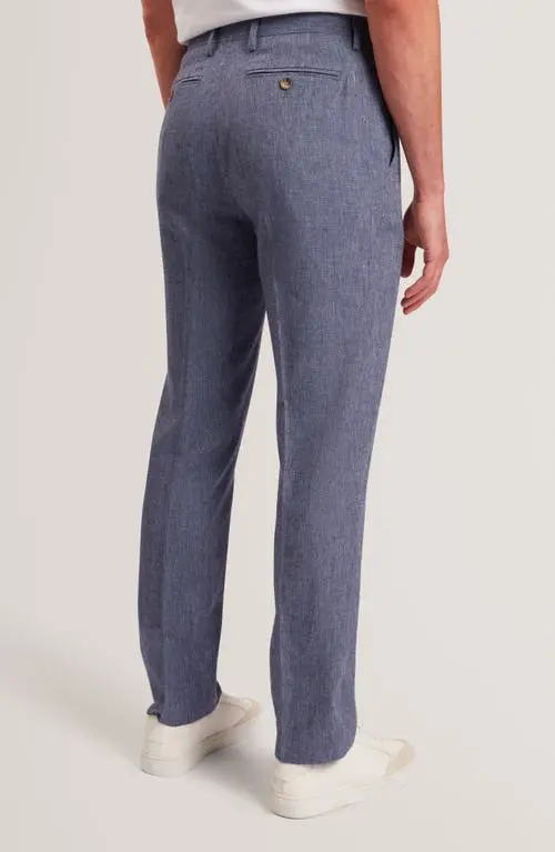 Ted Baker London Slim Fit Linen & Cotton Pants