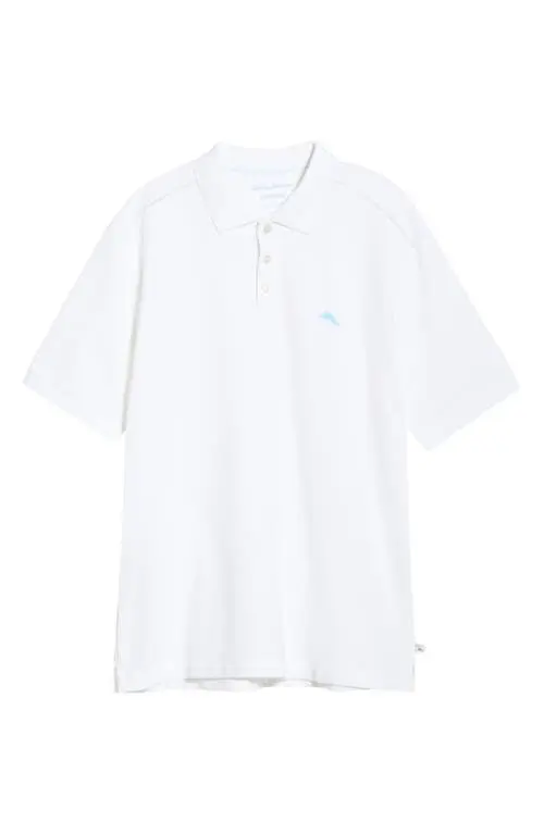 Tommy Bahama Emfielder Icon Solid Islandzone® Polo - Bright White