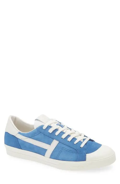 TOM FORD Jarvis Low Top Sneaker - Cobalt/off White/ivory