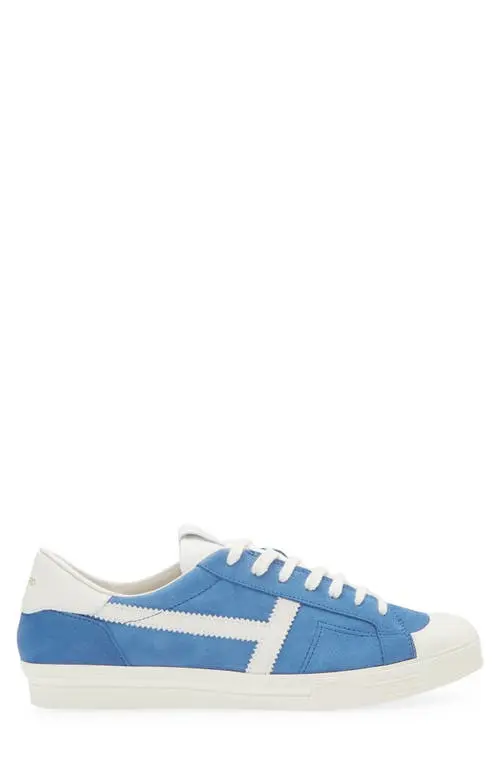 TOM FORD Jarvis Low Top Sneaker - Cobalt/off White/ivory