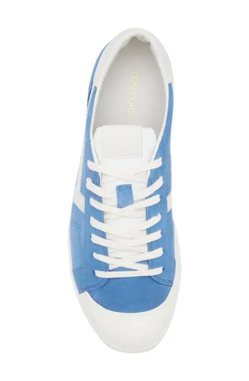 TOM FORD Jarvis Low Top Sneaker - Cobalt/off White/ivory