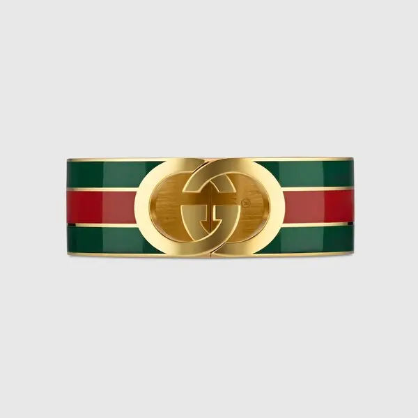 Gucci Interlocking Bangle Bracelet