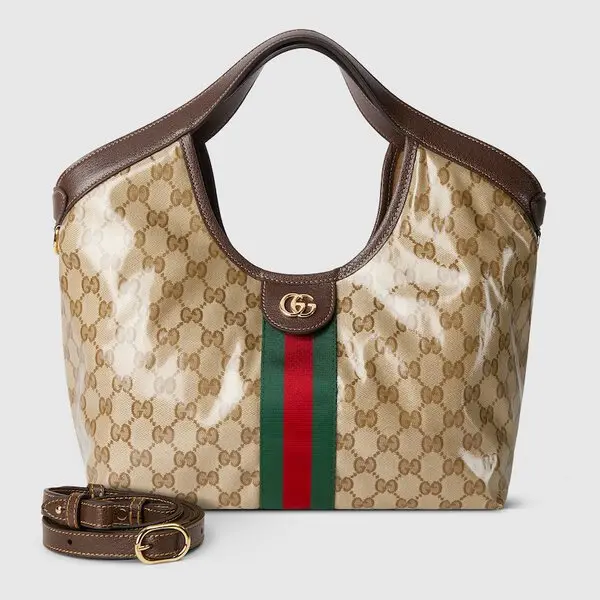 Gucci Giglio Small Tote Bag - Beige