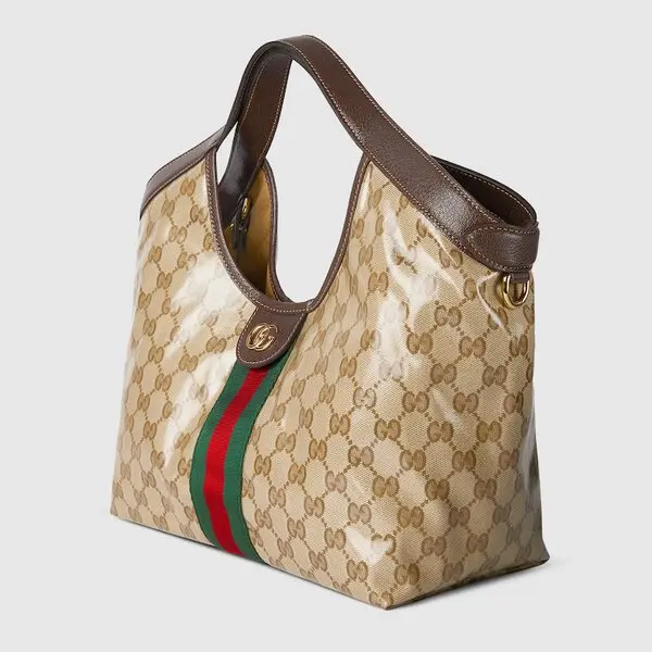 Gucci Giglio Small Tote Bag - Beige