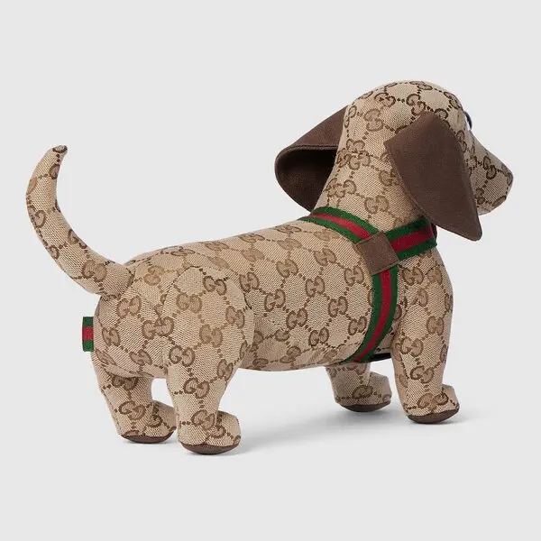 Gucci Gg Stuffed Dog