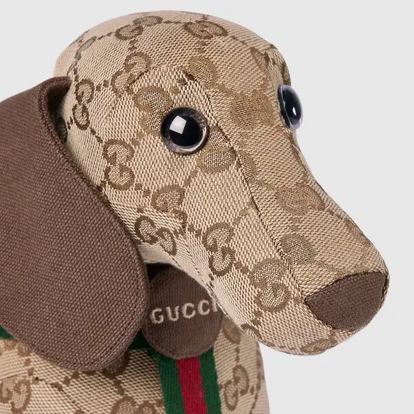 Gucci Gg Stuffed Dog