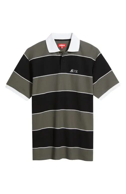 ICECREAM Candy Stripe Cotton Piquè Polo