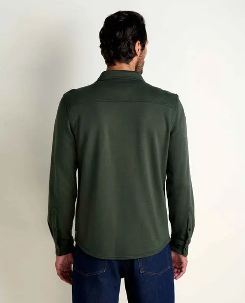 TOAD & CO Shadowbrook Long Sleeve Shirt - Olive Pattern