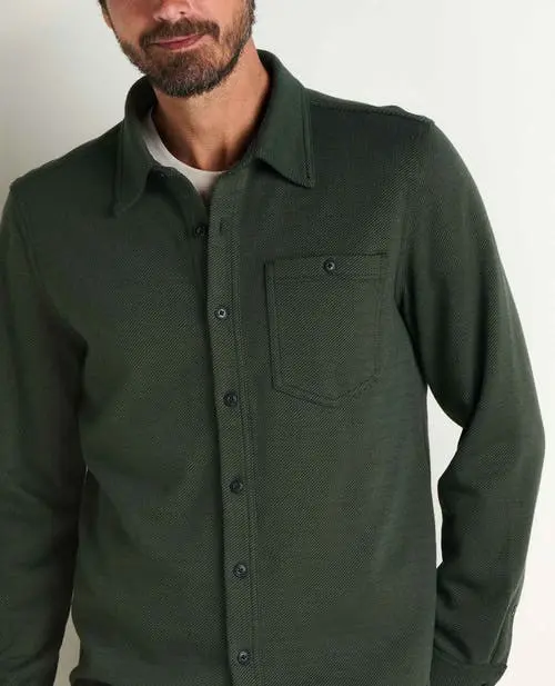 TOAD & CO Shadowbrook Long Sleeve Shirt - Olive Pattern