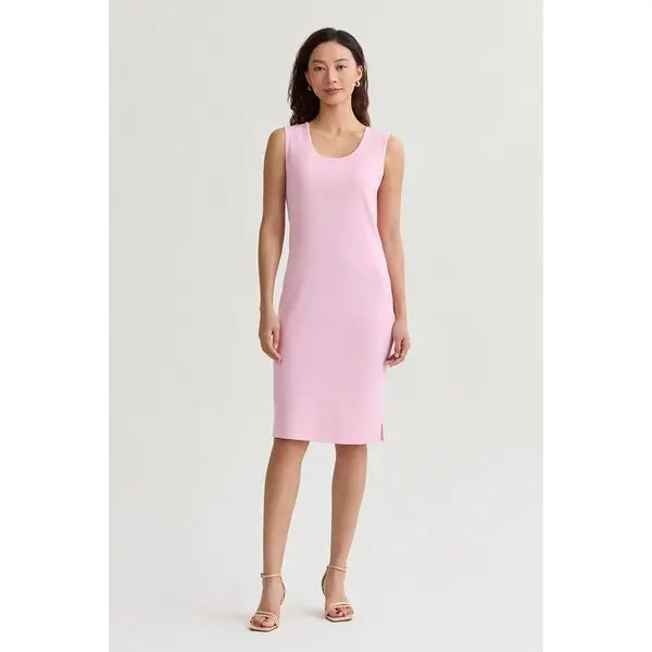 Ming Wang Sleeveless Knit Sheath Dress