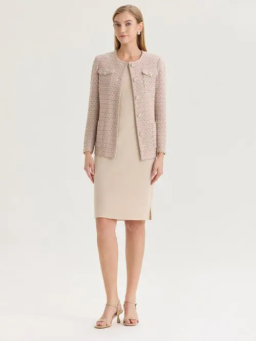 Misook Sleeveless Knit Sheath Dress