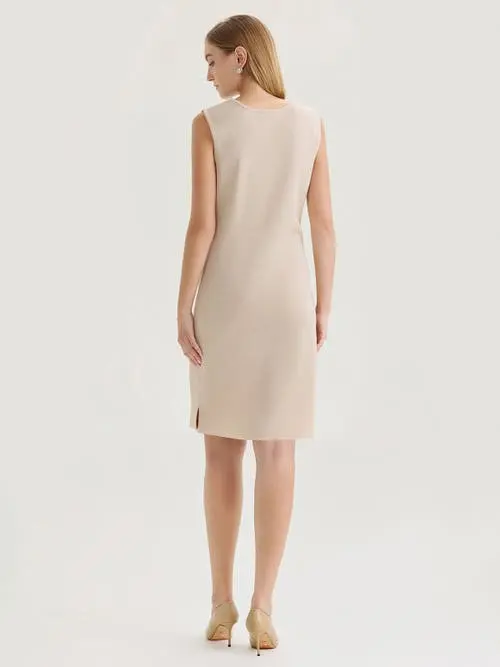 Misook Sleeveless Knit Sheath Dress