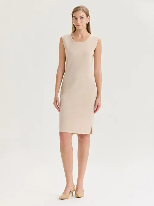 Misook Sleeveless Knit Sheath Dress