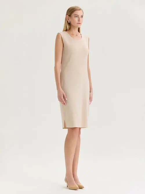 Misook Sleeveless Knit Sheath Dress
