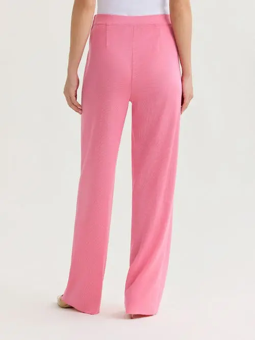 Misook Wide Leg Knit Pants