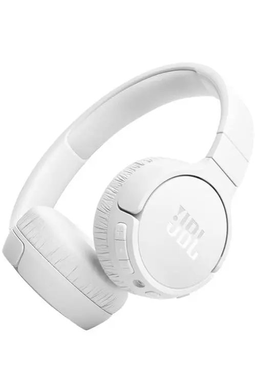 JBL Tune 670nc Adaptive Noise Cancelling Wireless On-ear Headphones - White