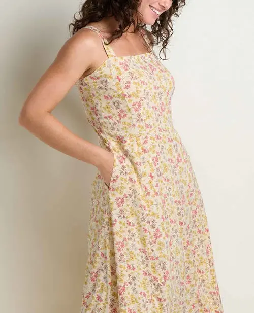 TOAD & CO Tank Midi Dress - Barley Print