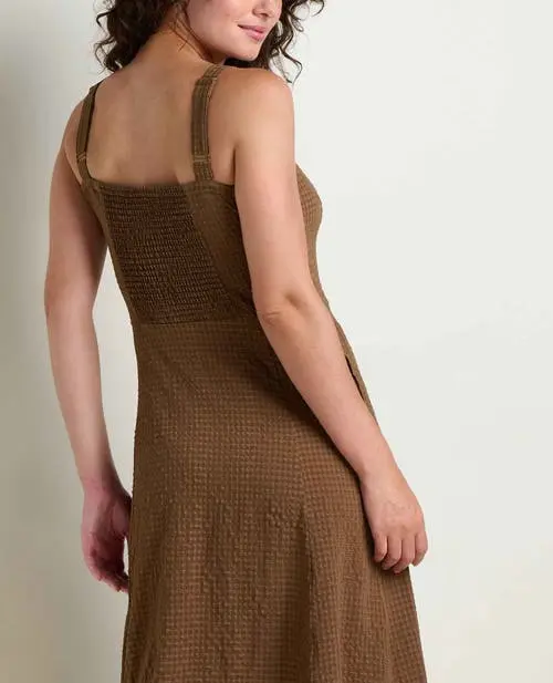 TOAD & CO Sunkissed Tank Midi Dress - Earth Texture