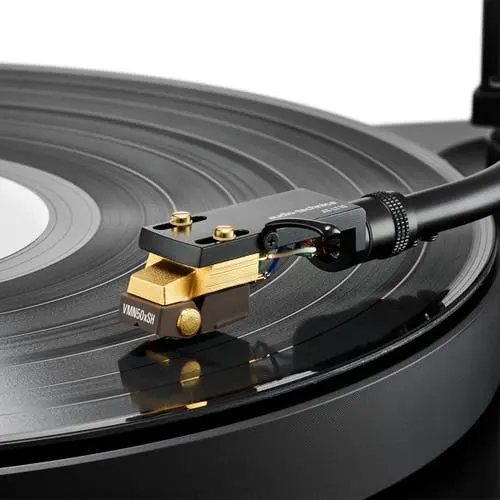 AUDIO-TECHNICA At-vm750xsh/h Vmx Headshell & Shibata Dual Mm Cartridge Combo Kit