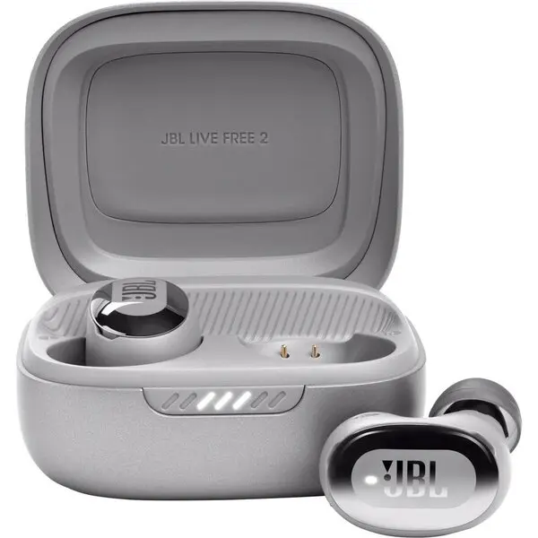 JBL Live Free 2 Tws True Wireless Noise Cancelling Earbuds - Silver