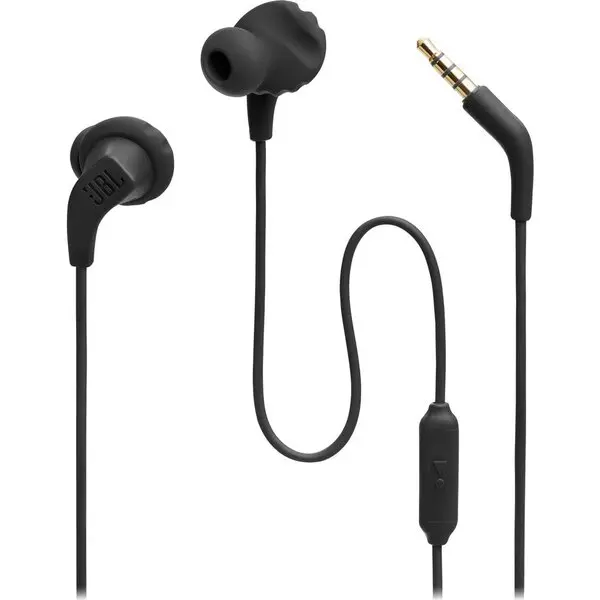 JBL Endurance Run 2 Waterproof Wired Sports In-ear Headphones - Black