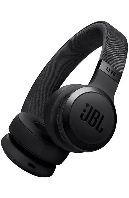 JBL Live 670nc Wireless On-ear Headphones With True Adaptive Noise Cancelling - Black