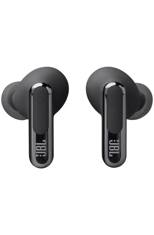 JBL Live Beam 3 True Wireless Noise-cancelling Closed-stick Earbuds - Black