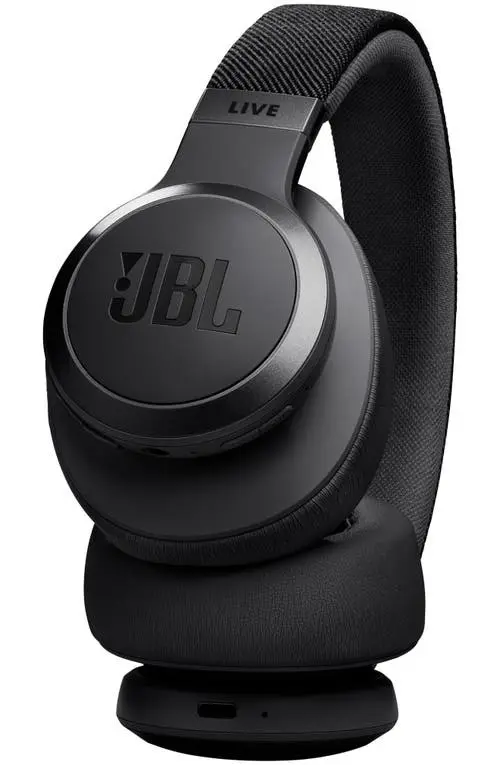 JBL Live 770nc Wireless Over-ear Headphones With True Adaptive Noise Cancelling - Black