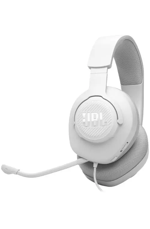 JBL Quantum 100m2 Wired Over-ear Gaming Headset - White