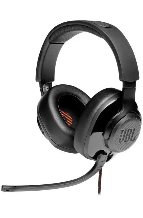 JBL Quantum 300 Wired Over Ear Gaming Headset - Black