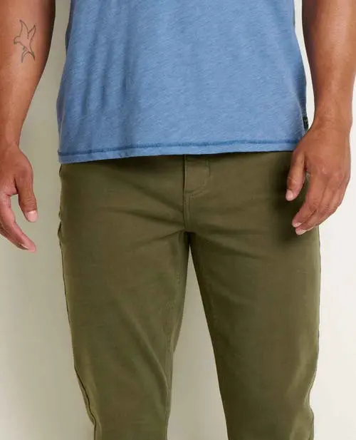 TOAD & CO Tamarack Slim Jean In Twill With Flexform Waistband - Olive