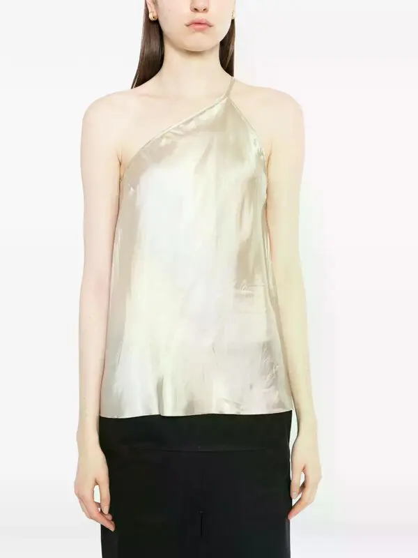 Rick Owens One-shoulder Top - Neutrals