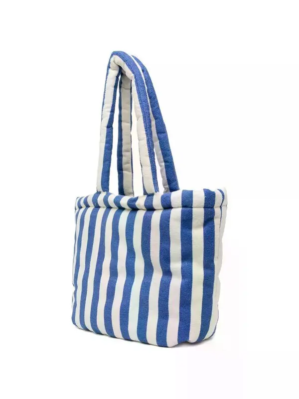 Farm Rio Parrot Striped Tote Bag