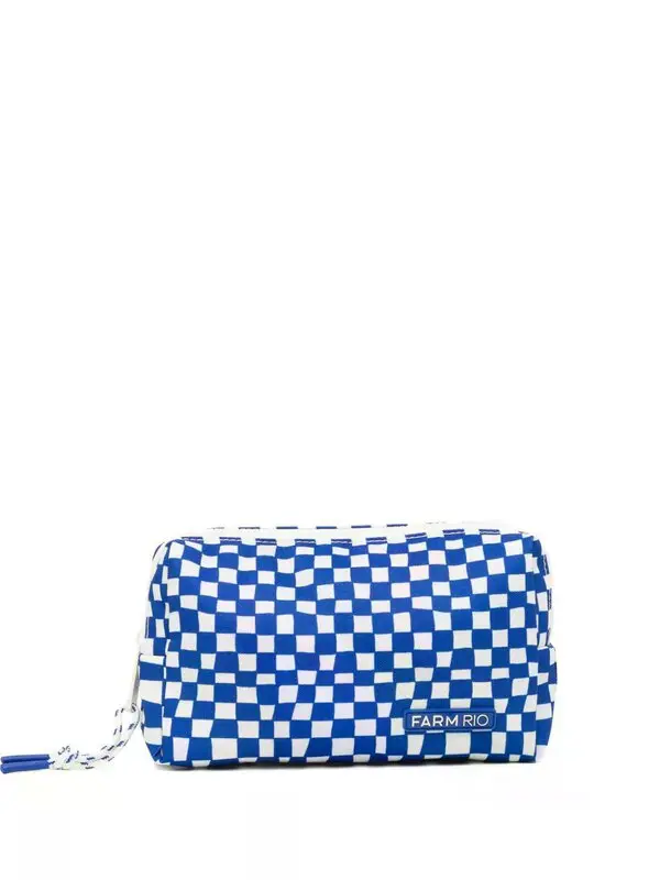 Farm Rio Checked Pouch