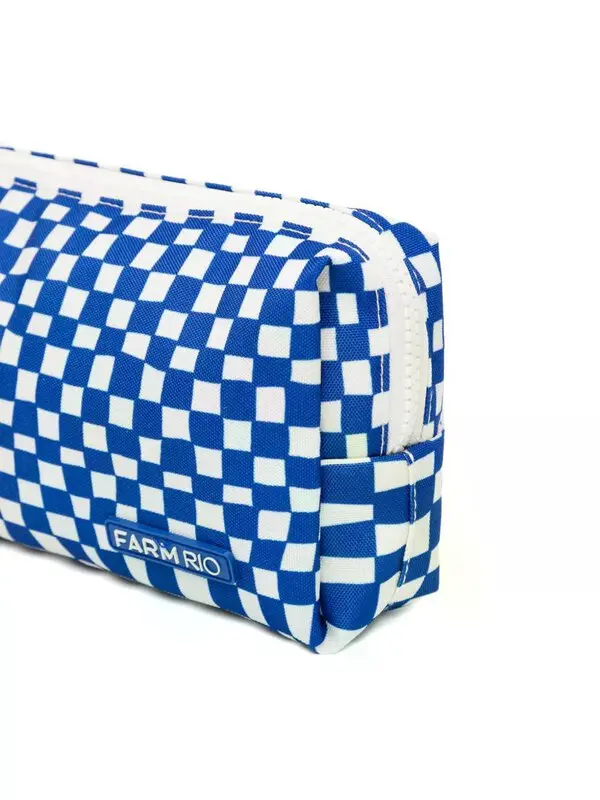 Farm Rio Checked Pouch