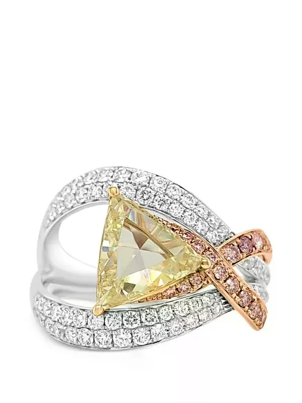 HYT JEWELRY Diamond Cocktail Ring - Silver