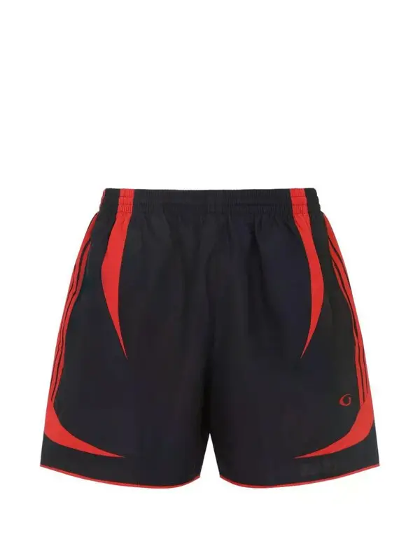Balenciaga Soccer Swim Shorts - Black