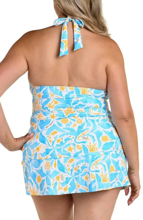 La Blanca Halter Neck Tankini Top